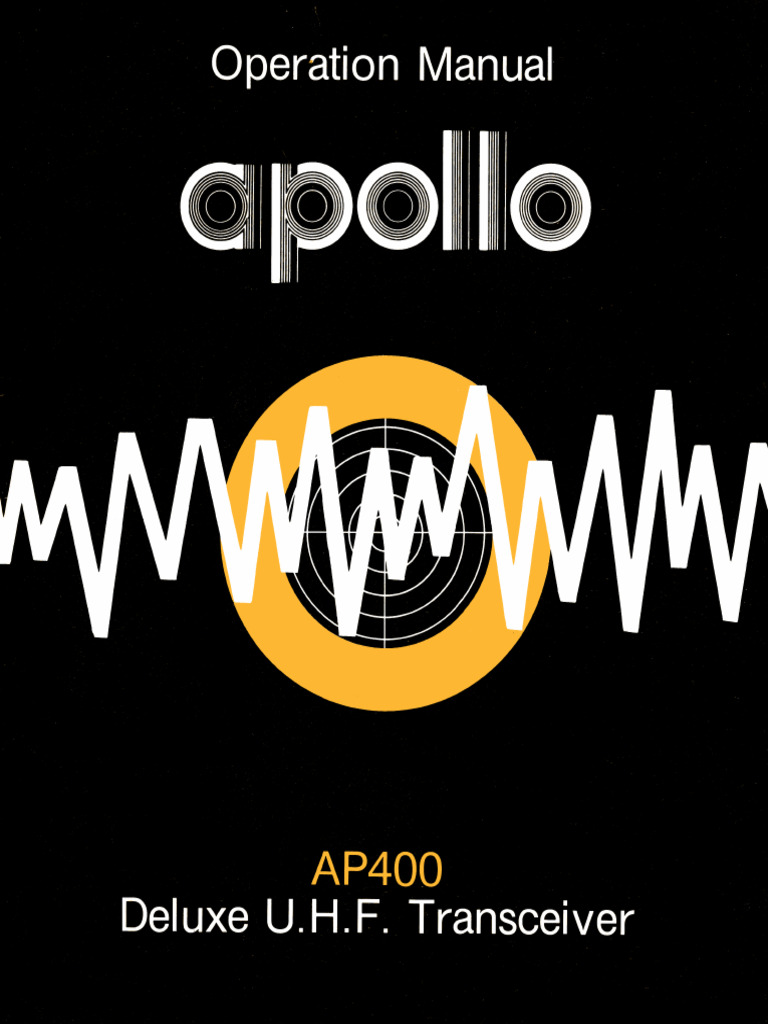 Apollo Ap400 | PDF | Electrical Connector | Antenna (Radio)