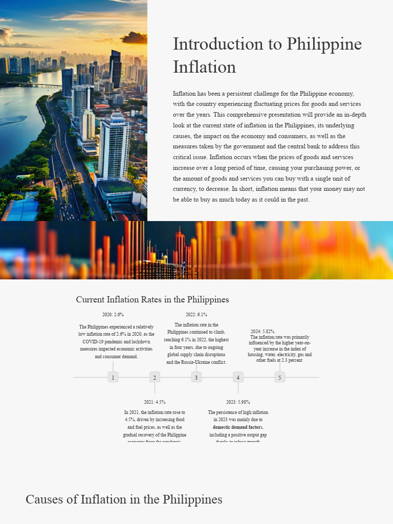 Introduction To Philippine Inflation 2 | PDF | Cost Of Living | Inflation