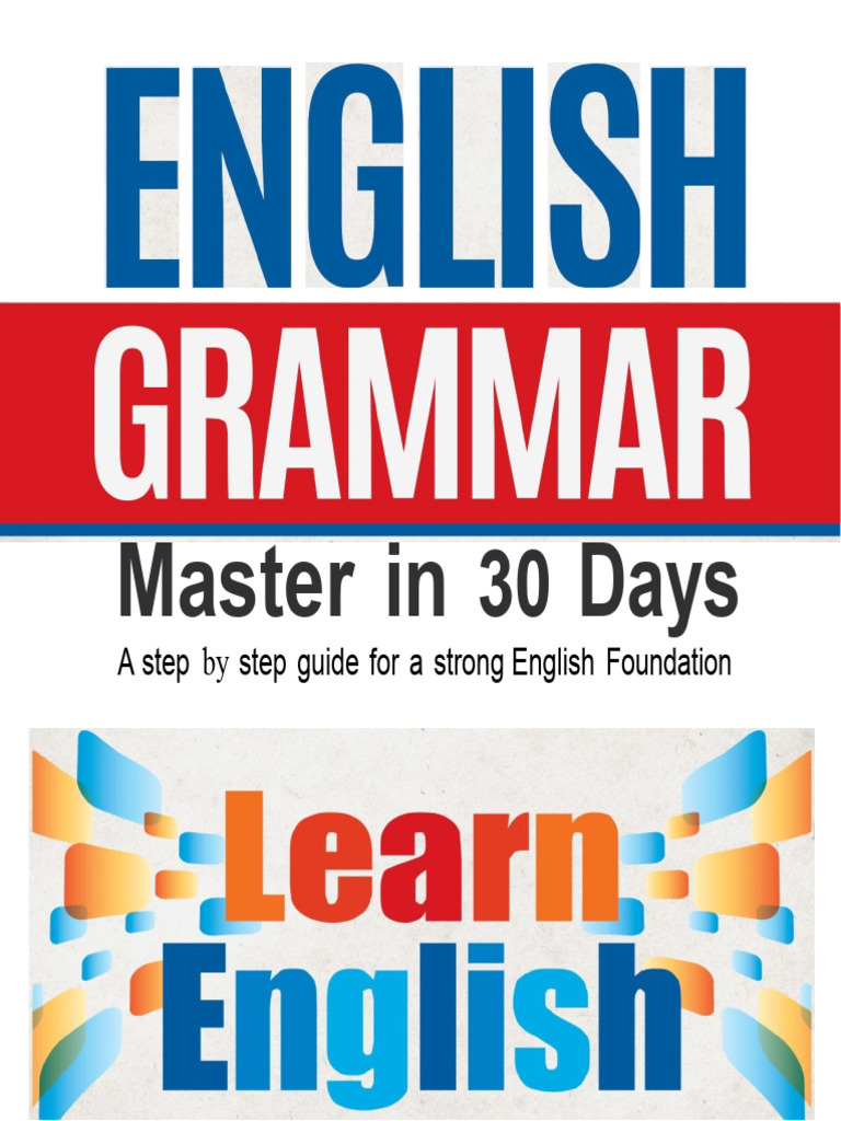 English Grammar Master in 30 Days | PDF | Verb | Pronoun