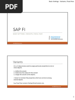 Fiscal Year Variant in SAP S4 | PDF | Fiscal Year | Financial Accounting