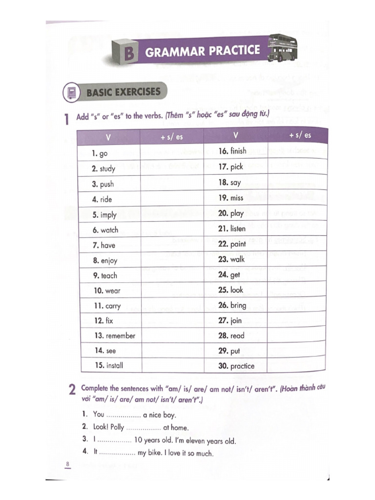 Grammar Practice | PDF