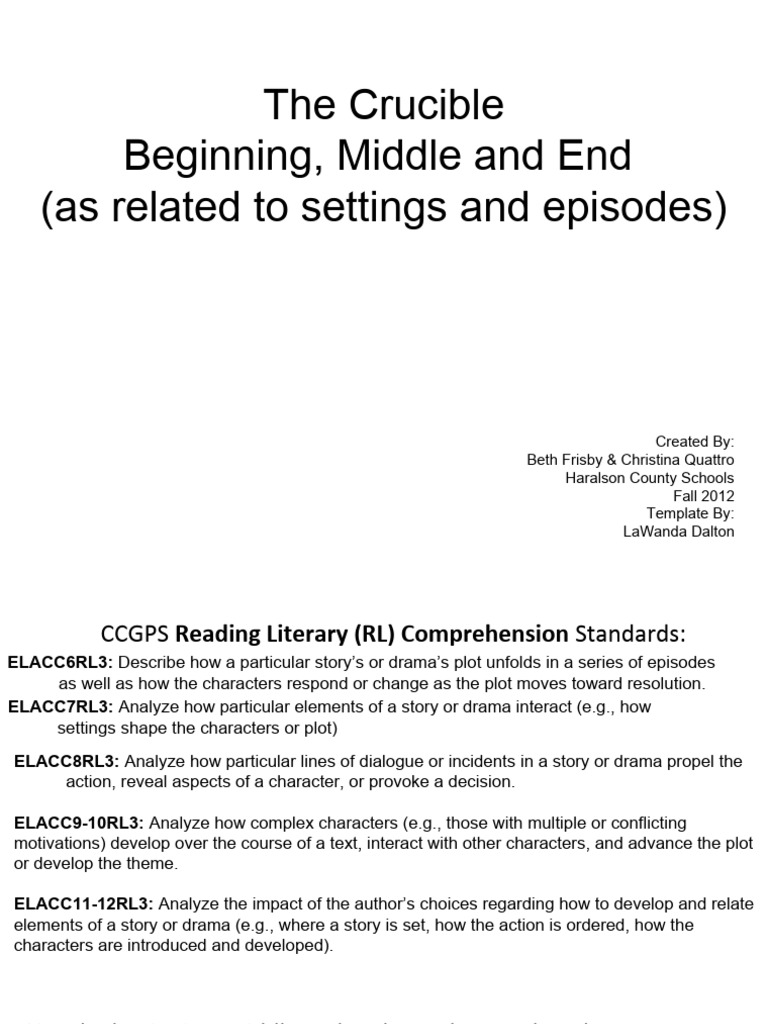 (Beginning, Middle, End) Plot | PDF | Plot (Narrative) | Witchcraft