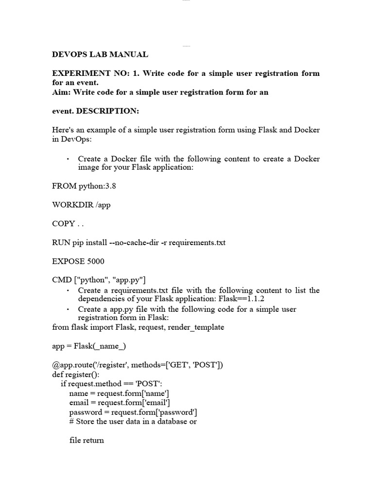 Devops Lab Manual Programs | PDF | Version Control | Selenium (Software)