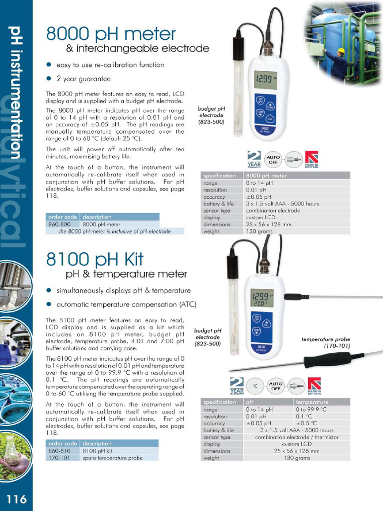 8100 PH Mètre | PDF