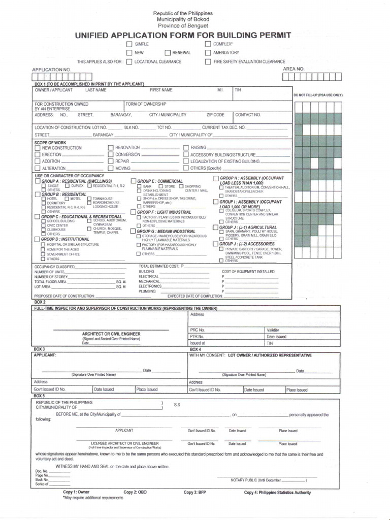 Building Permit Front | PDF