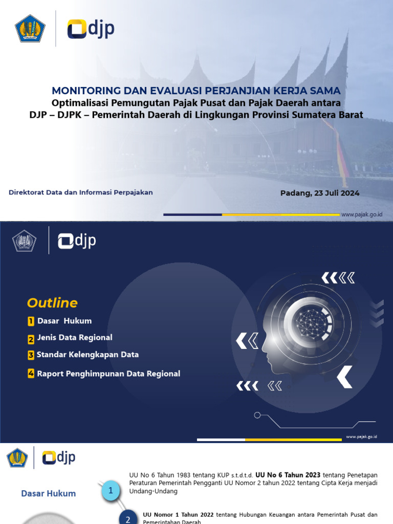 (DJP - Dit. DIP) - Evaluasi Data | PDF