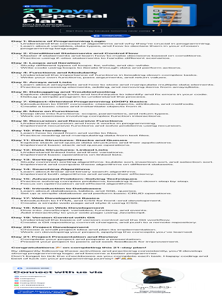 21 days challenge | PDF | Computer Programming | Class (Computer Programming)