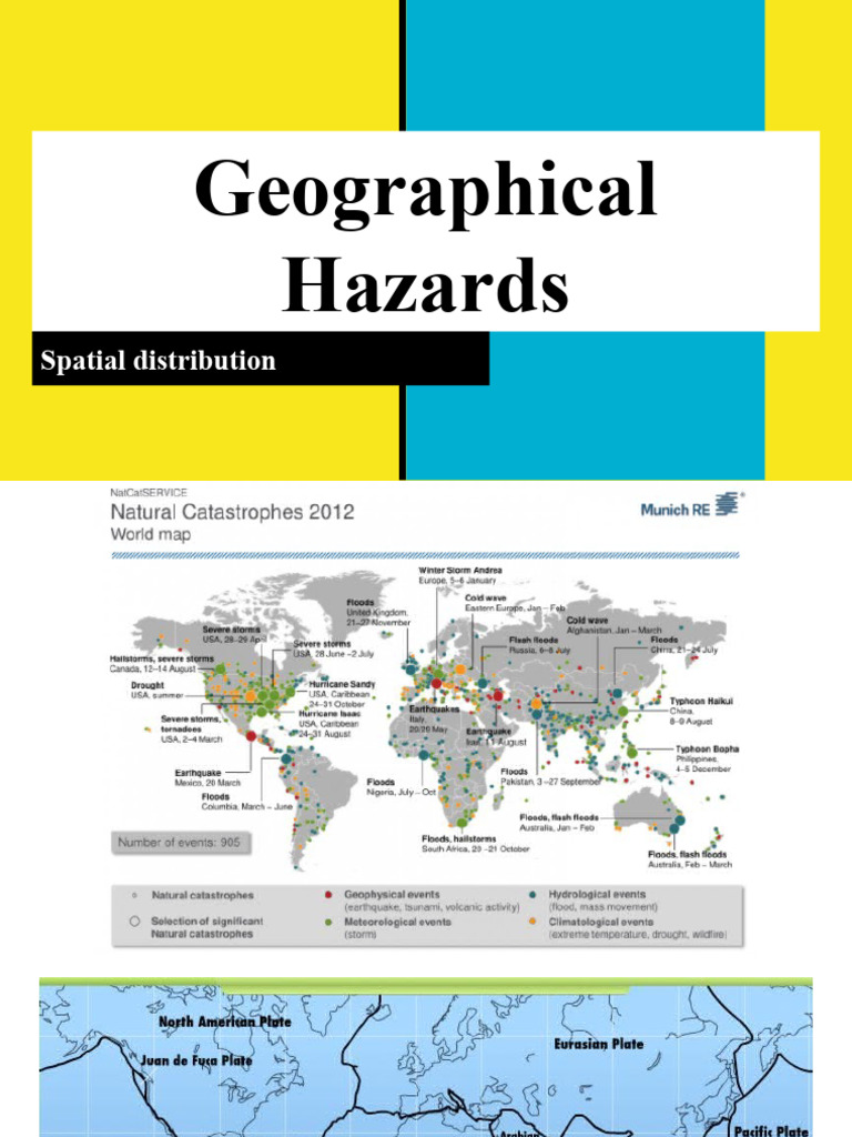 Geographical Hazards - Spatial Distribution | PDF | Hazards | Plate ...