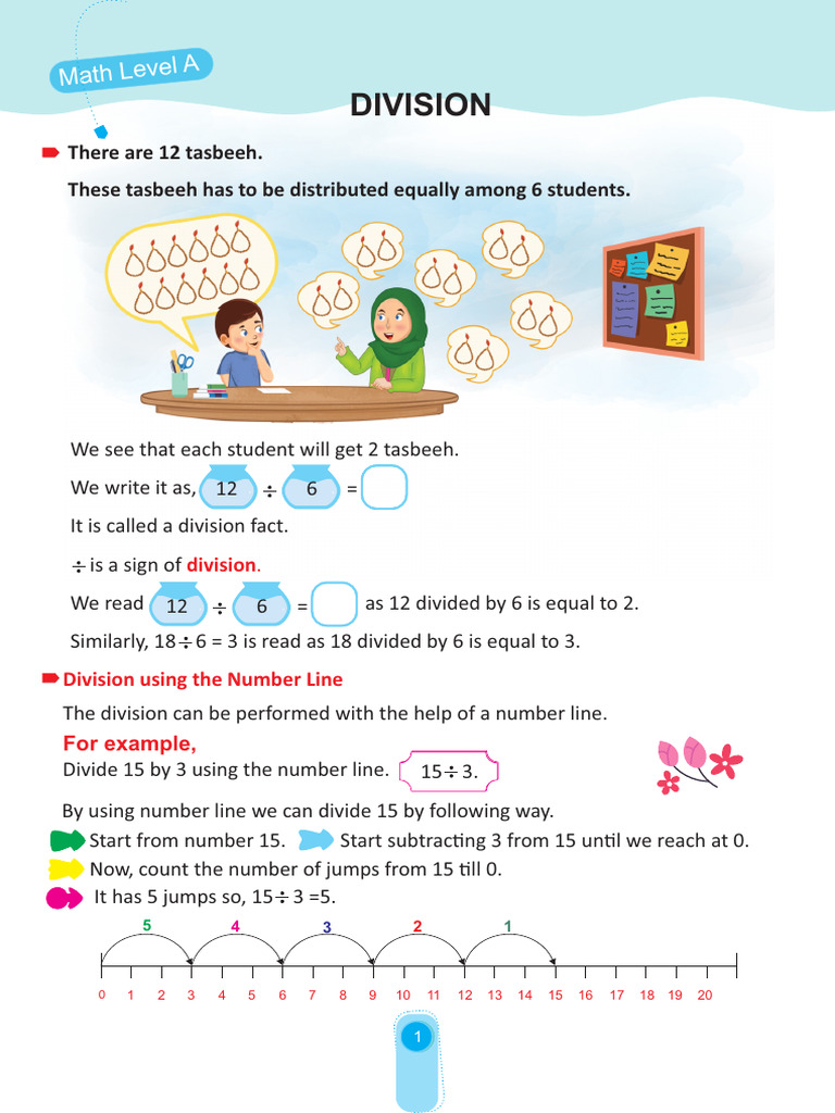 Division Chapter | PDF | Division (Mathematics) | Subtraction