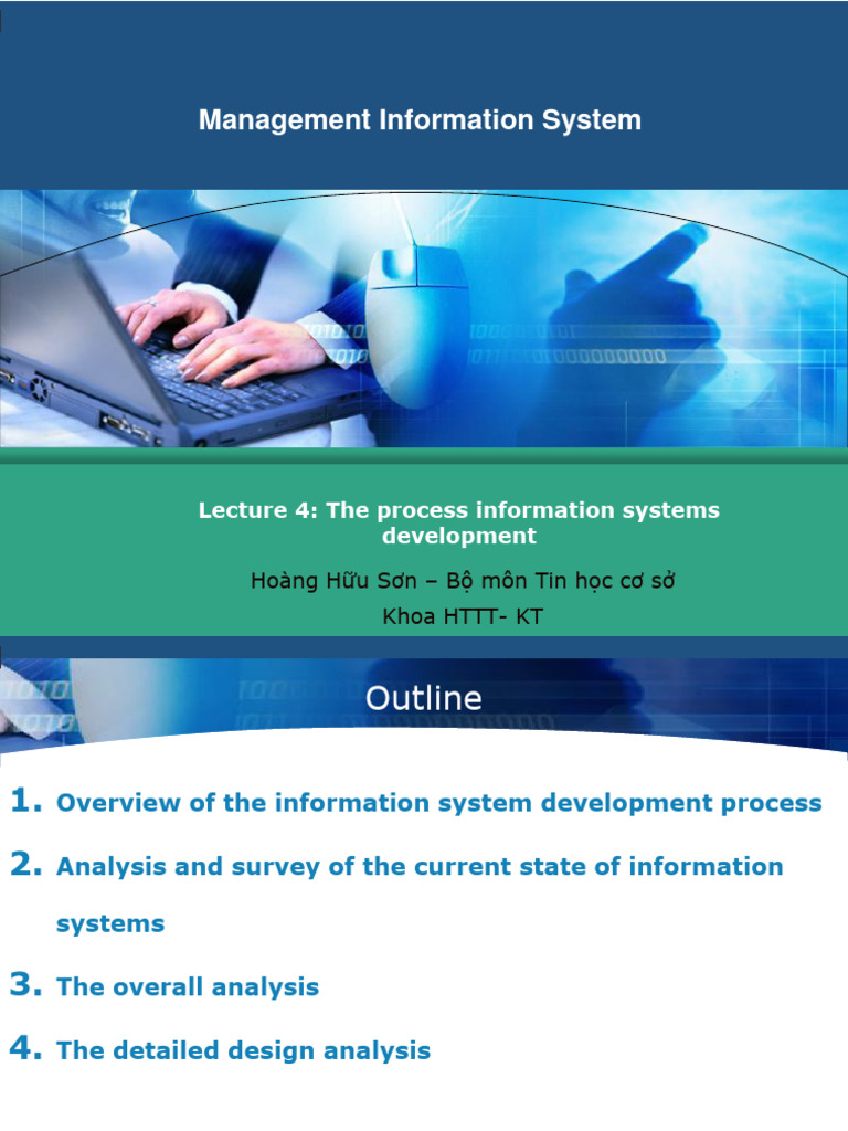 Lecture 4 The Process Information Systems Development | PDF | System | Computing