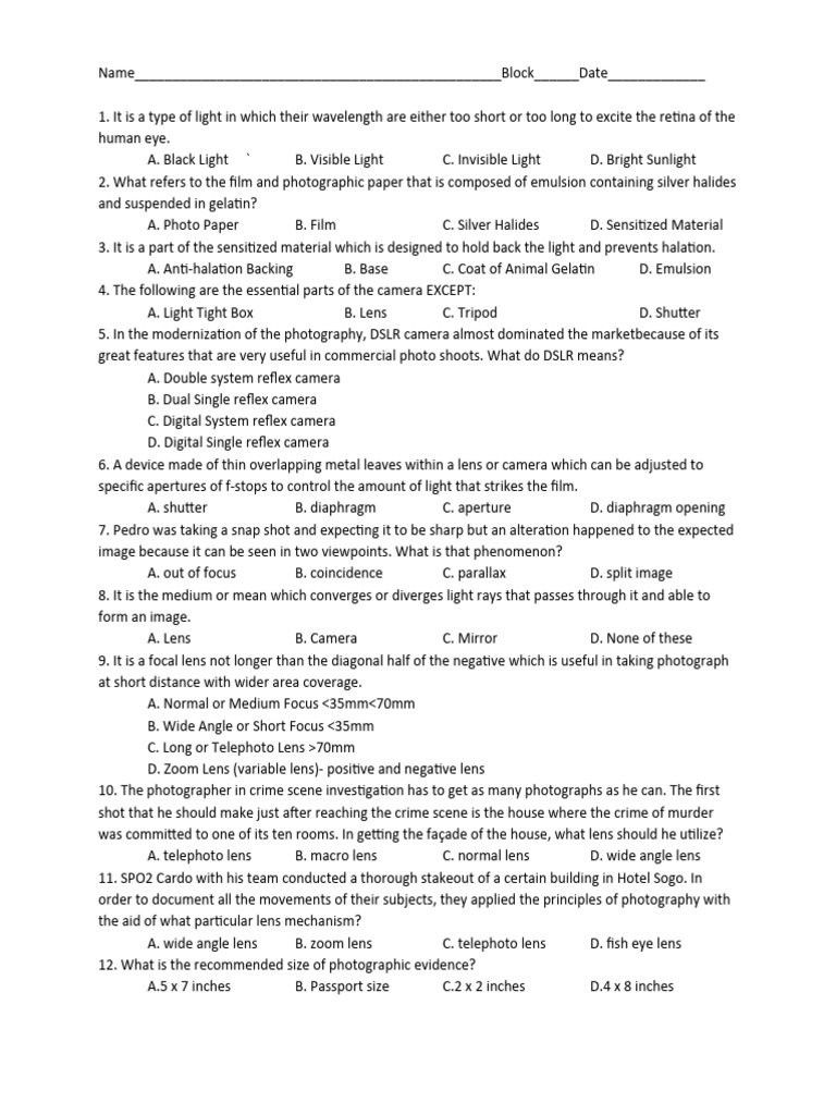 Forensic Photography | PDF | Camera Lens | Camera