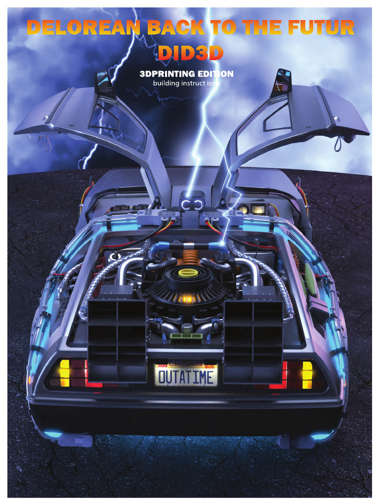 Delorean Did3D Building Instruction - 2.2 | PDF