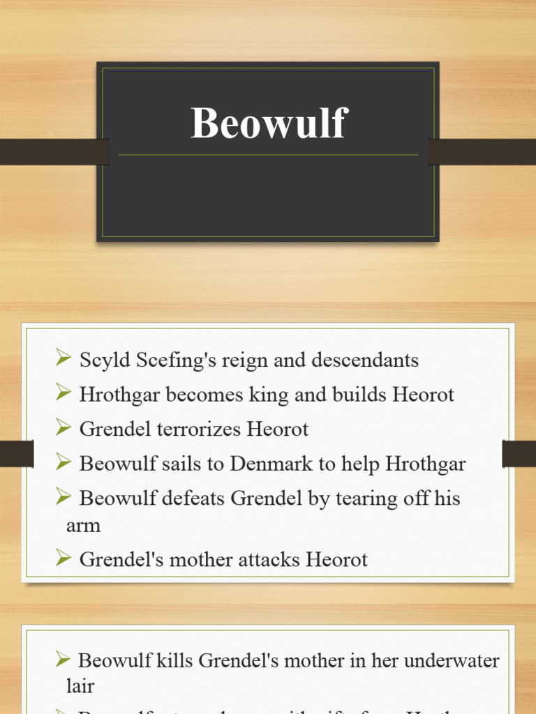 Epic Poem Beowulf | PDF | Beowulf | Medieval Legends