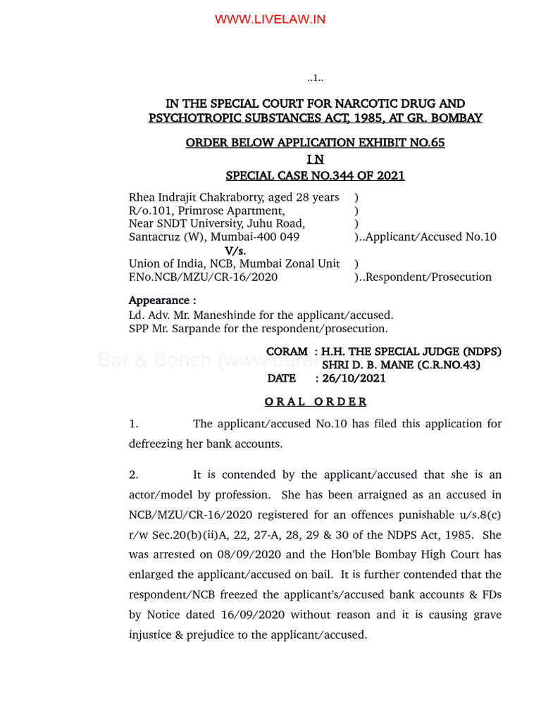 Court Orders Defreezing of Accounts | PDF | Common Law | Government