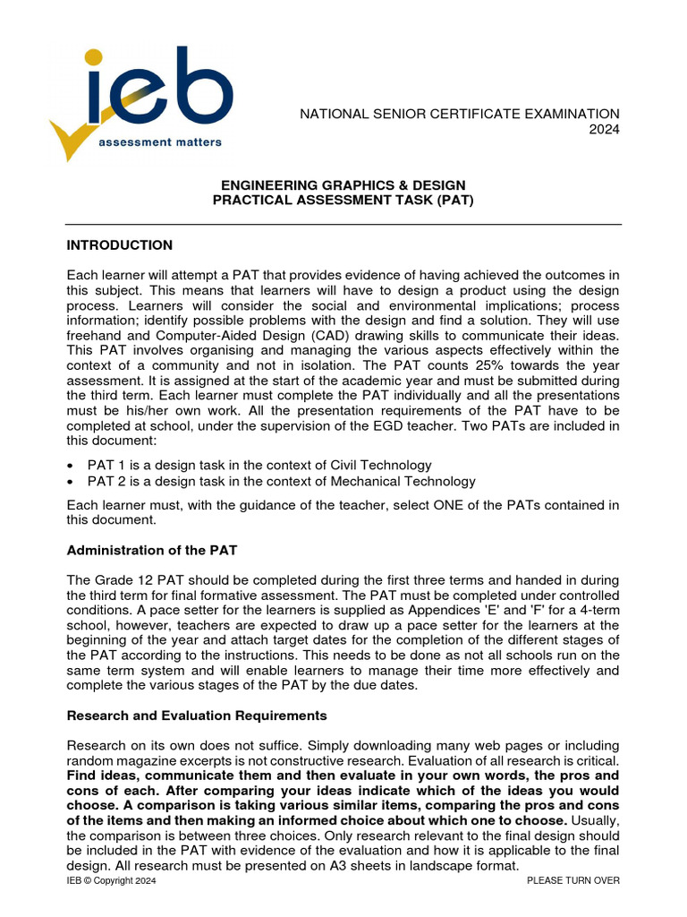 Egd Pat 2024 | PDF | Drawing | Computer Aided Design