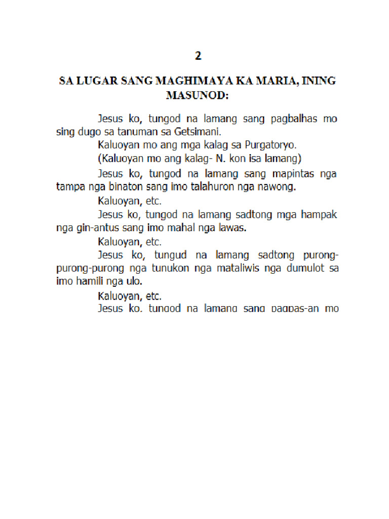 Prayer Sa Patay | PDF