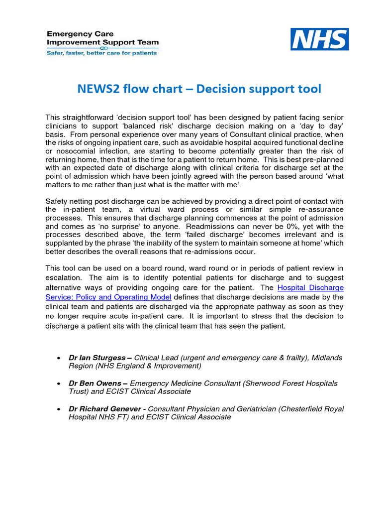 NEWS2 Decision Support Tool V2 | PDF | Patient | Health Care