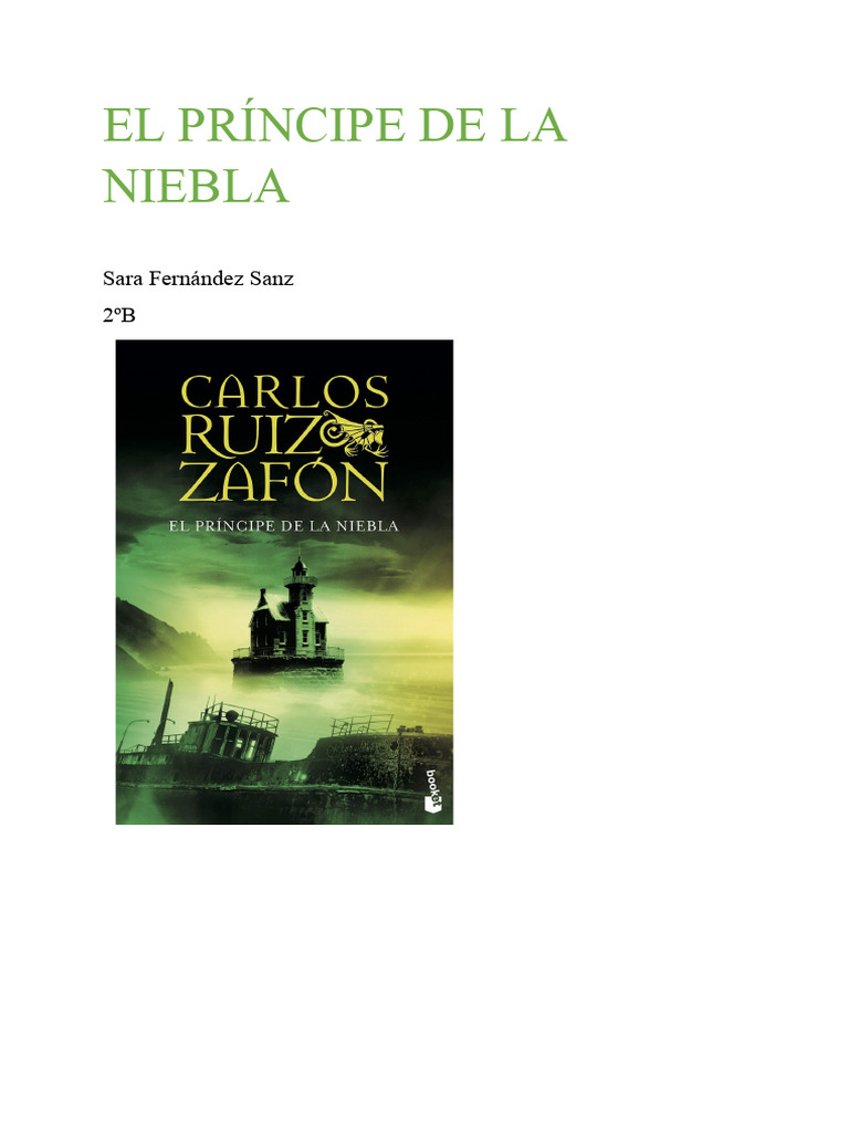 El Principe de La Niebla | PDF | Libros para adolescentes