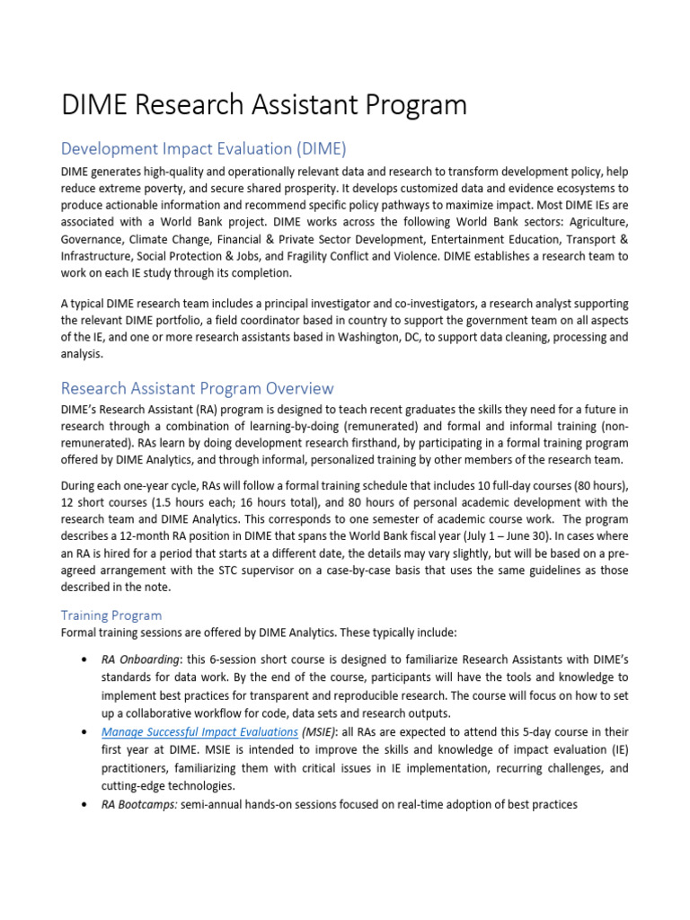 Research Assistant Program Guide | PDF | Data | Computer File
