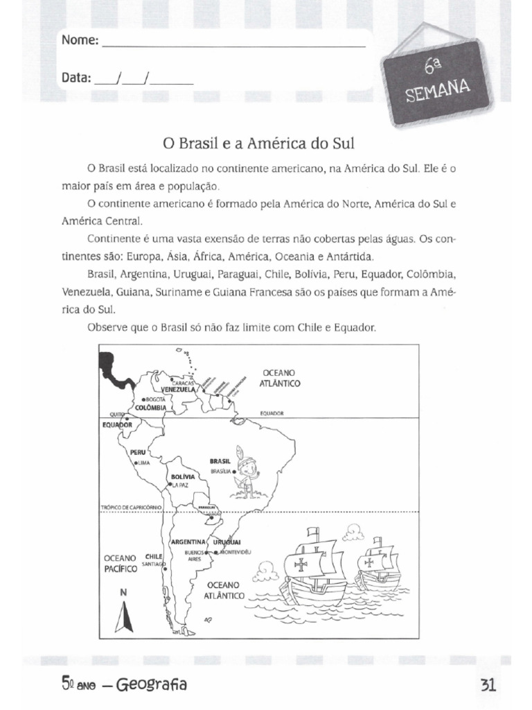 Plano de Aula 40 semanas-5o.ano-GEO-31-39 | PDF