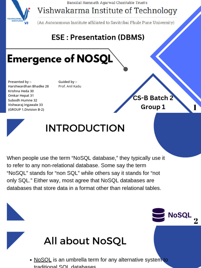Understanding NoSQL Databases | PDF | No Sql | Databases