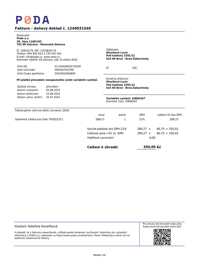 Fak Tura 1240031540 | PDF