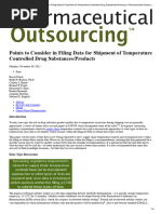 Pharma Temperature Excursion Management | PDF | Freeze Drying | Risk ...
