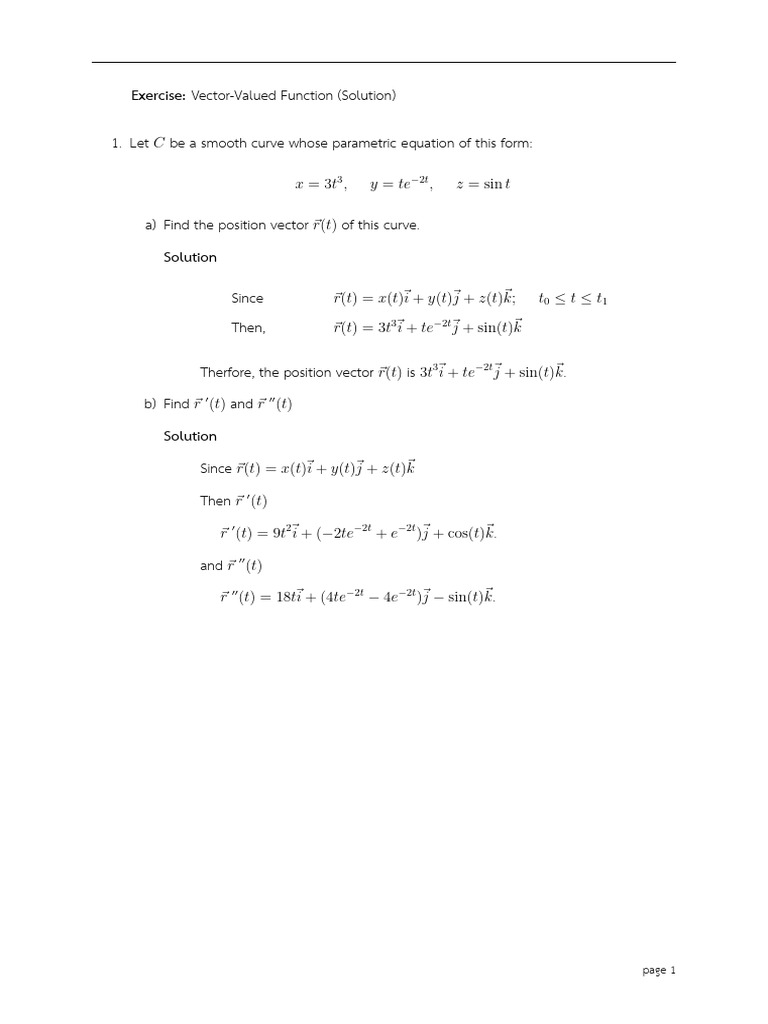 ExerciseM2-P2-solution-inter+edit | PDF | Space | Mathematical Physics