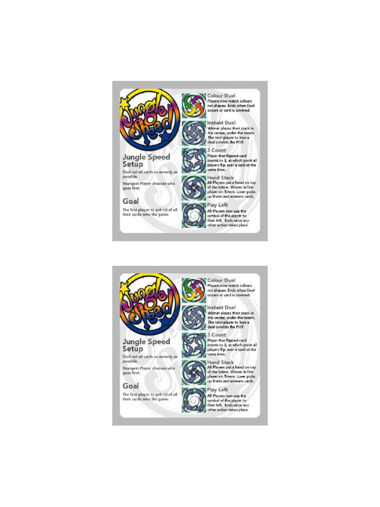 Speed Card | PDF