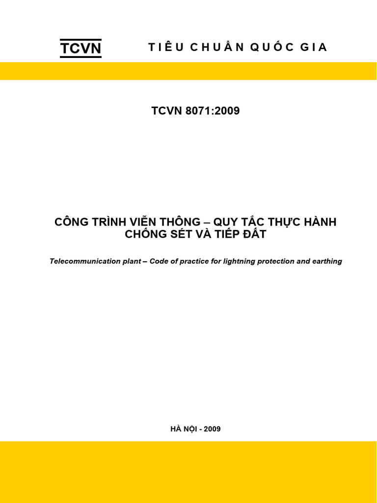 TCVN 8071 2009 | PDF