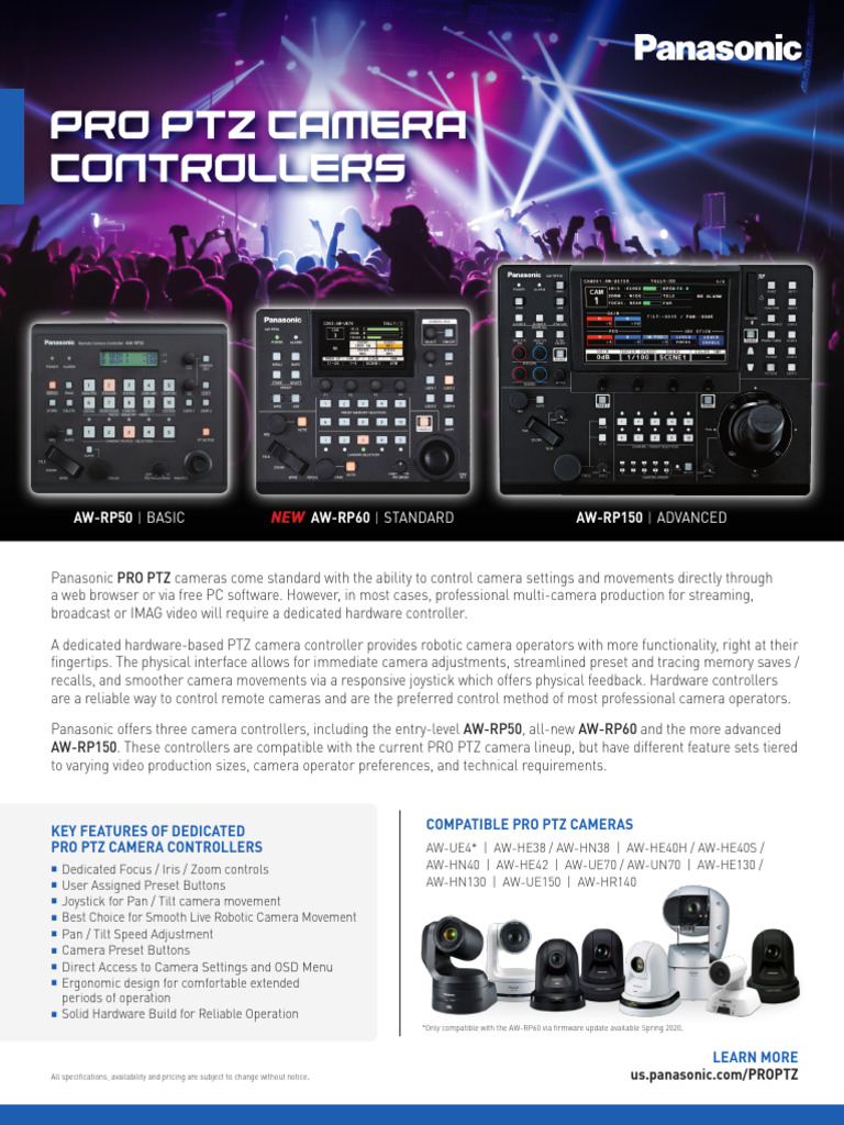 COM Panasonic PRO PTZ Camera | PDF | Camera | Graphical User Interfaces