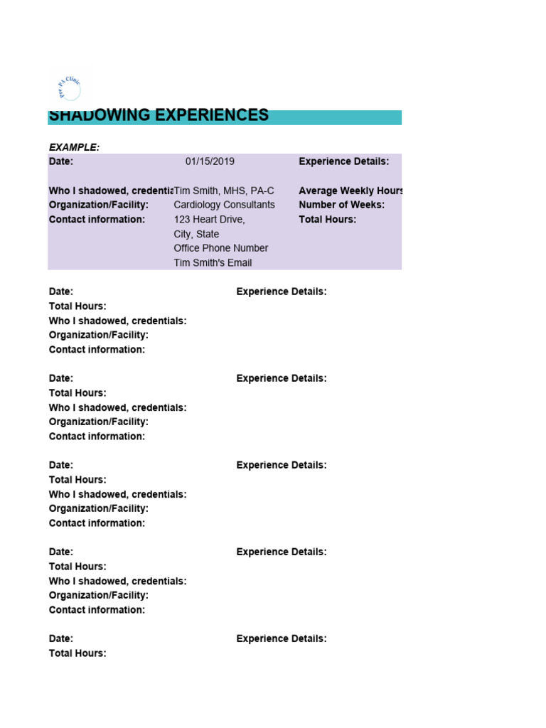 CASPA Application Records | PDF | Health Care | Medicine