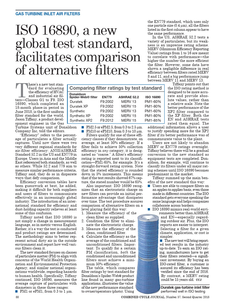 CCJ2018Q2-57 - ISO 16890 New Global Test Standard, Facilitates ...