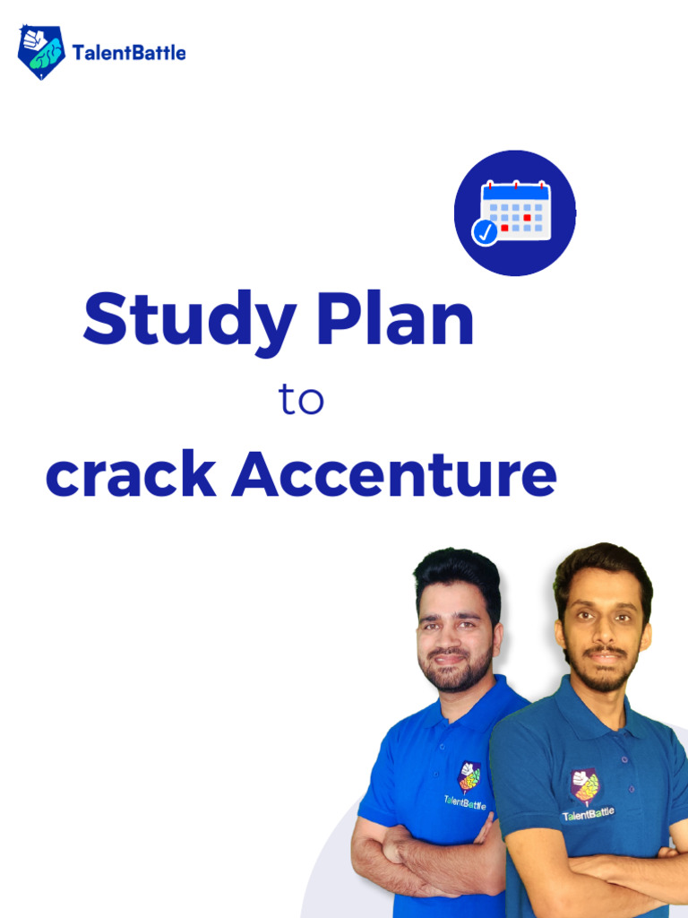 Accenture Preparation Study Plan by Talent Battle | PDF | Computer ... Accenture Preparation Study Plan by Talent Battle | PDF | Computer ...