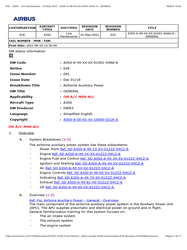 Apu Overview | PDF | Propulsion | Mechanical Engineering
