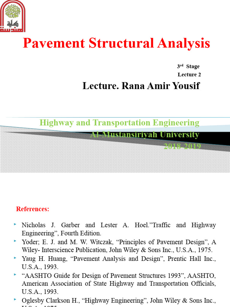 Pavement Lecture 2 | PDF | Road Surface | Concrete