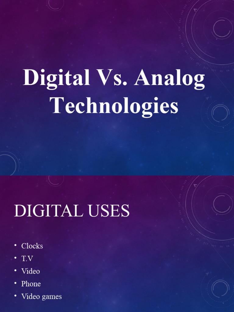 Digital Circuits Vs Analog Technology | PDF Digital Circuits Vs Analog Technology | PDF