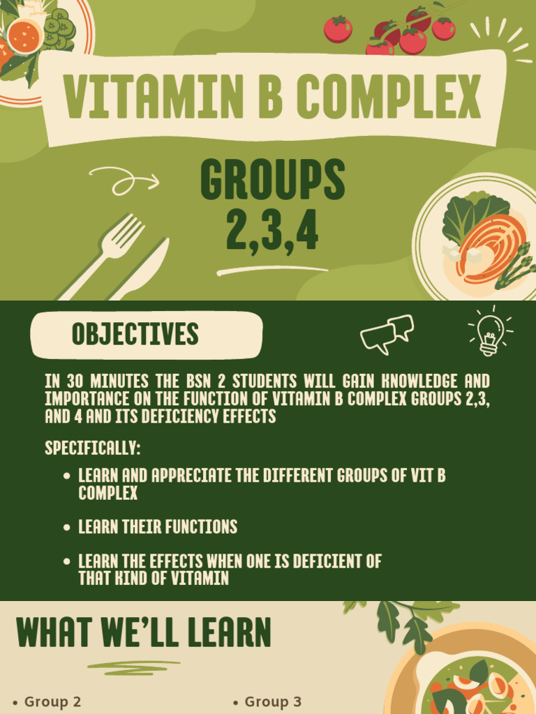 Understanding Vitamin B Complex Functions | PDF | Vitamin B12 | Vitamin