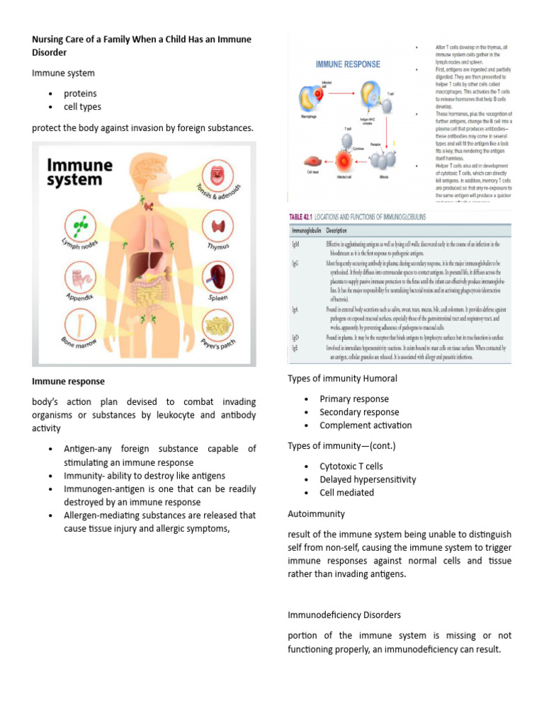 Immune Disorder Finals Notes | PDF | Immune System | Allergy