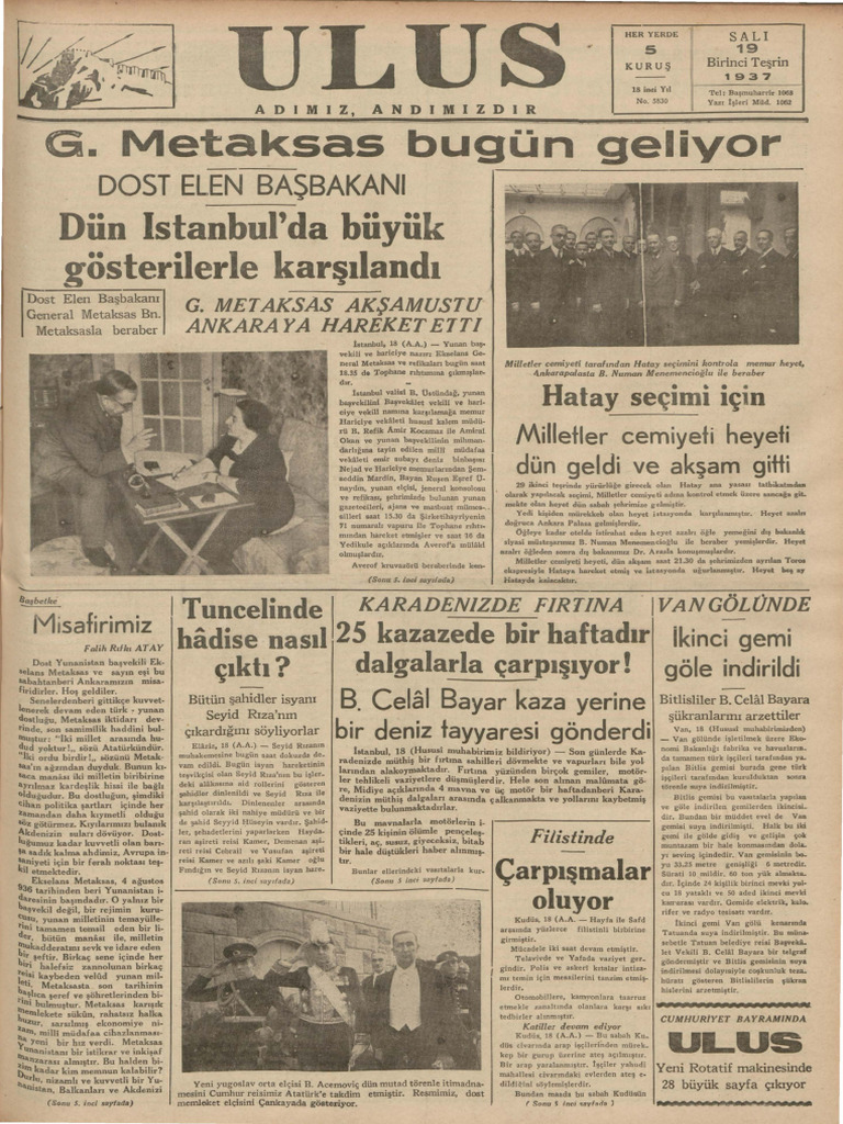 Ulus 19.10.1937 | PDF
