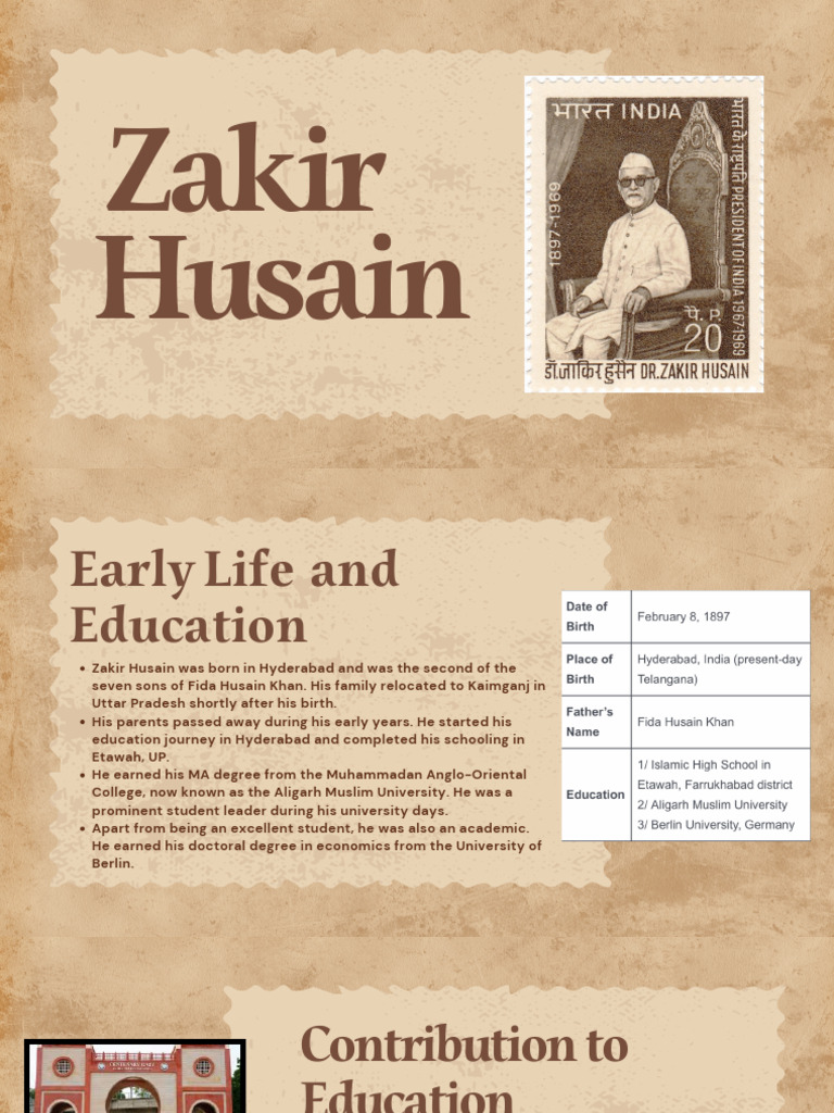 Zakir Husain PDF | PDF | Resistance To The British Empire | British India