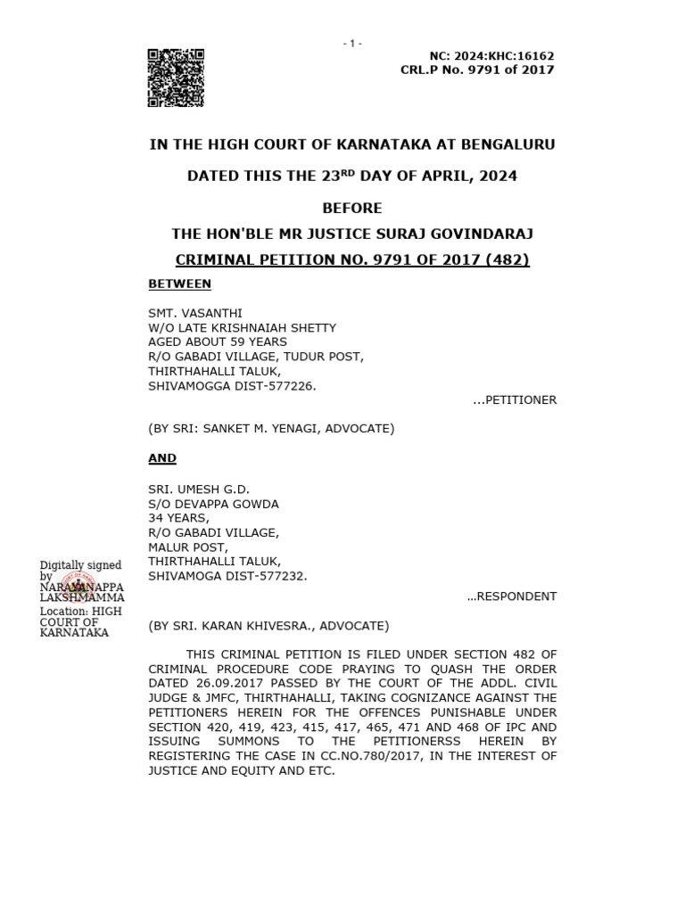 Imp - crlp9791-17-23-04-2024-541792, in This Case Suit Is Withdrawn ...