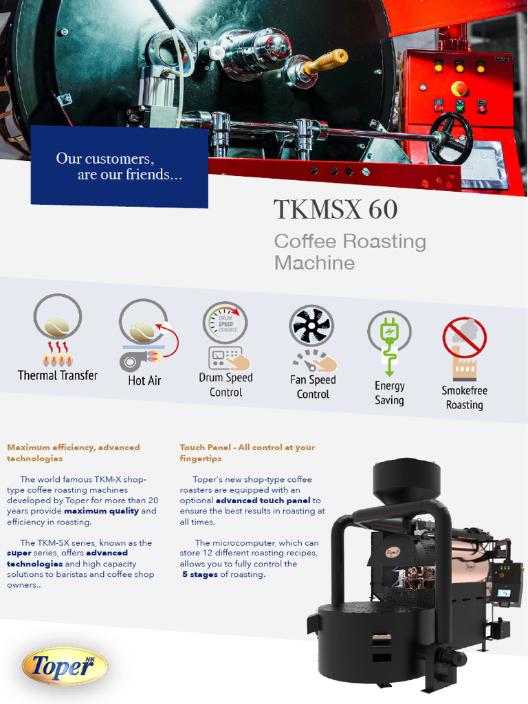 TKMSX 60 Coffee Roasting Machine | PDF | Coffee | Drink