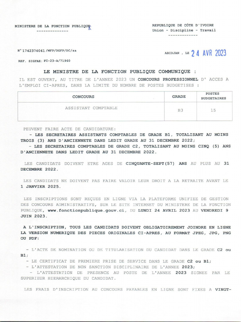 CP Assistant Comptable | PDF