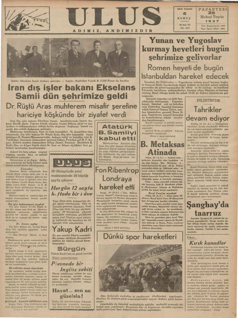 Ulus 25.10.1937 | PDF