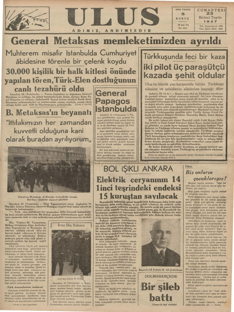 Ulus 23.10.1937 | PDF