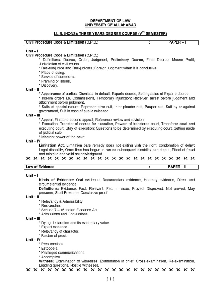 LL.B. 5th & 6th Semester Syllabus | PDF | Patent | Intellectual Property