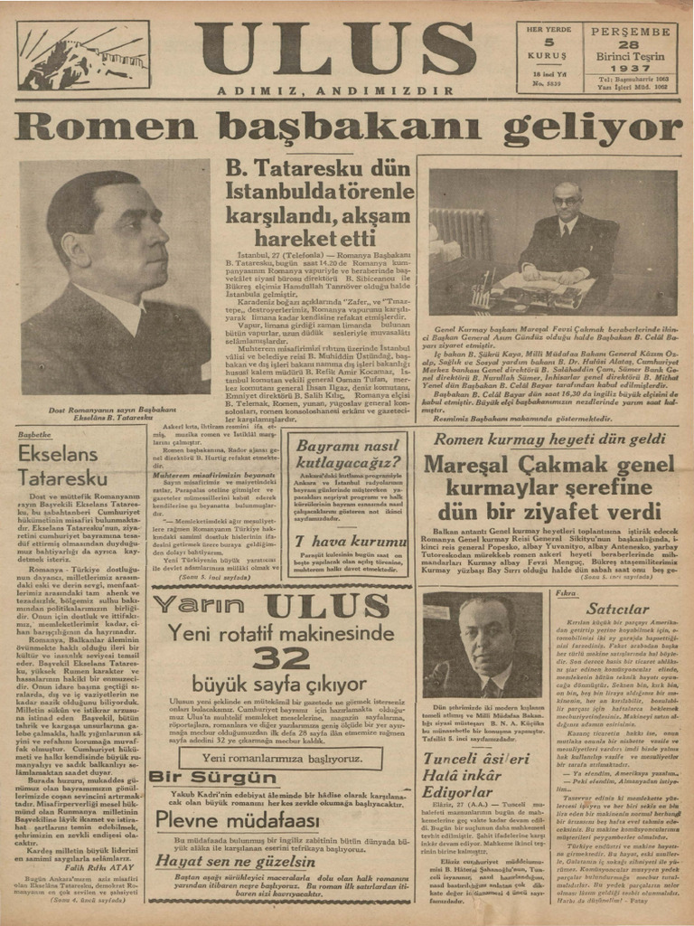 Ulus 28.10.1937 | PDF