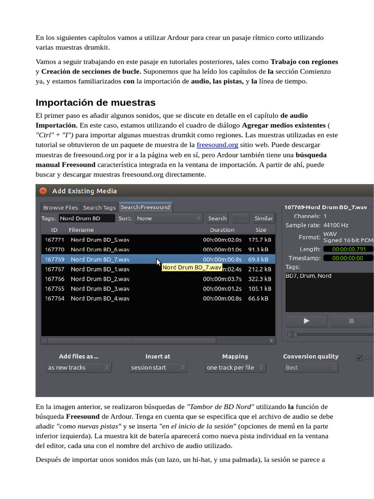 Ardour Manual Completo2 | PDF | Ventana (informática) | Ritmo