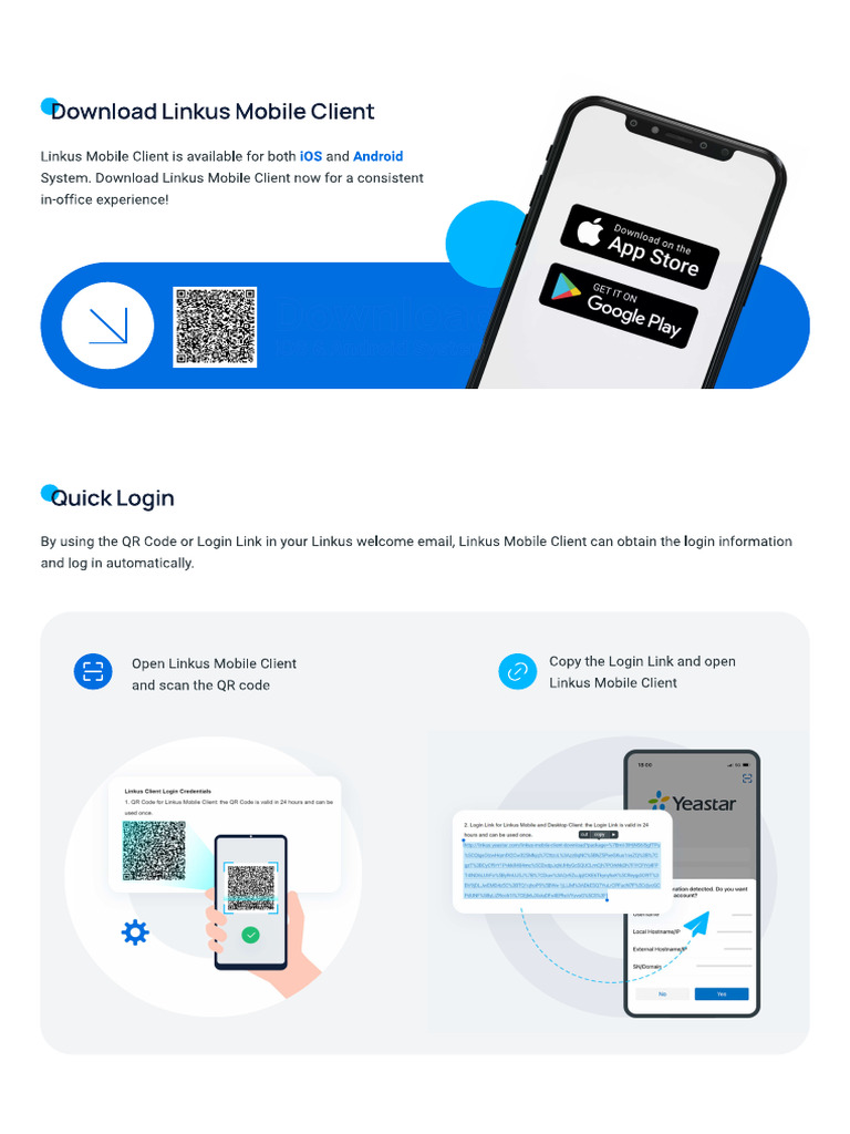 Linkus Mobile Client Quick Start Guide 2 | PDF